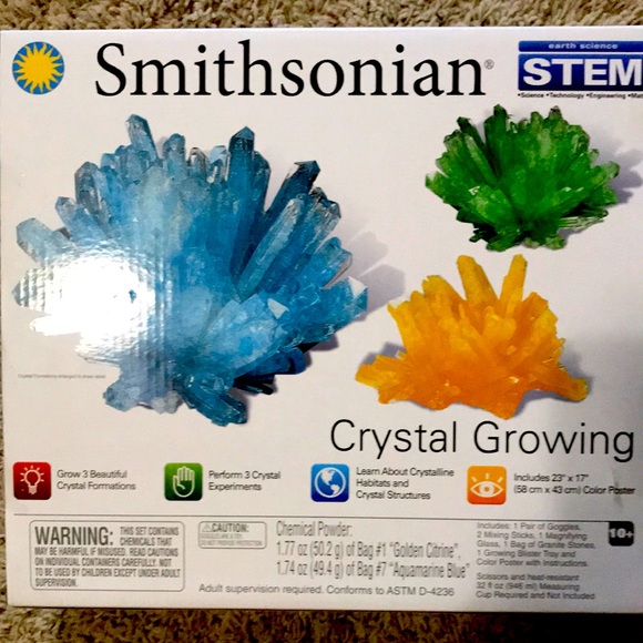Toys | Smithsonian Crystal Growing Kit | Poshmark